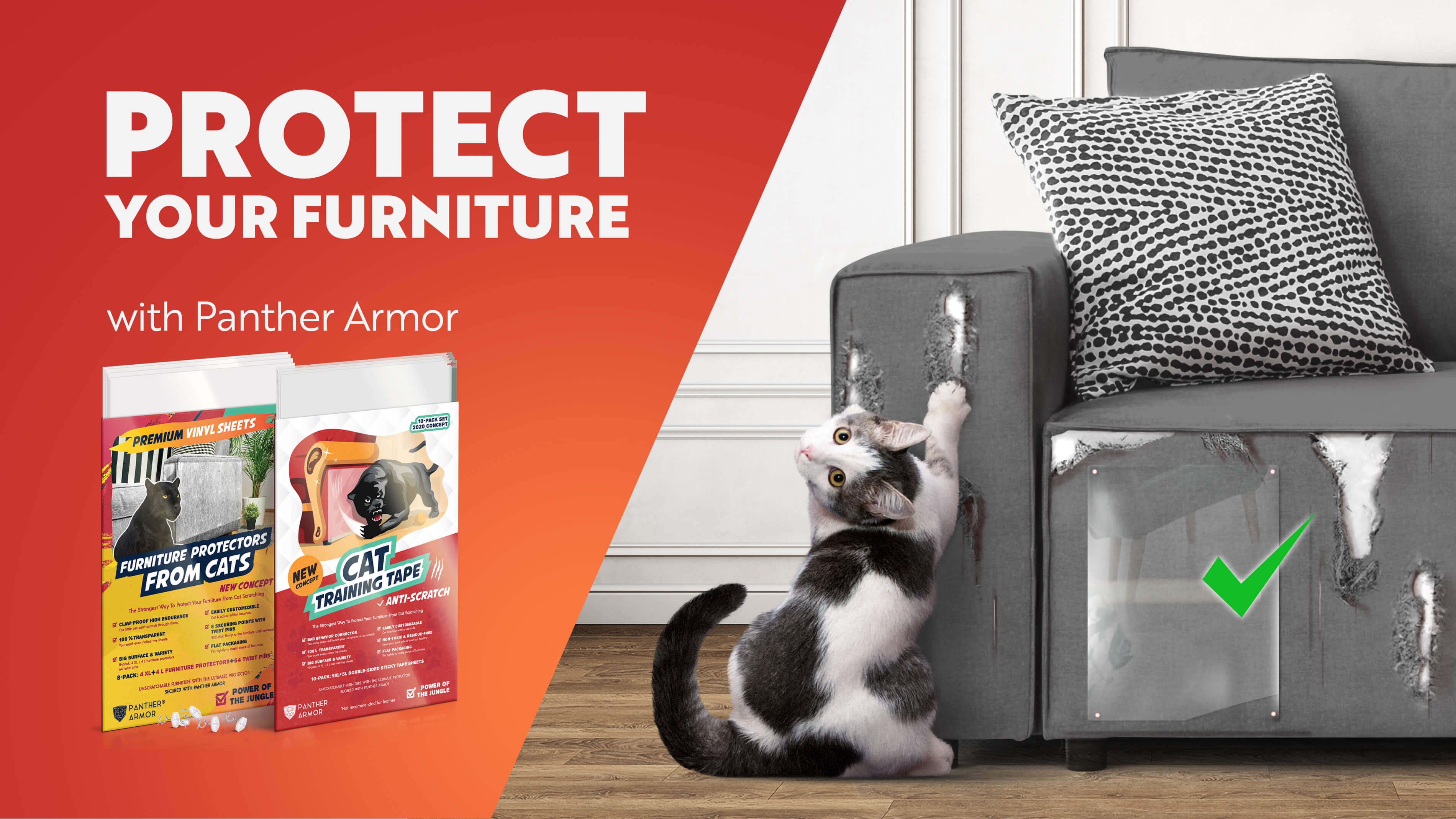 Panther Armor | Cat Scratch Furniture Protector