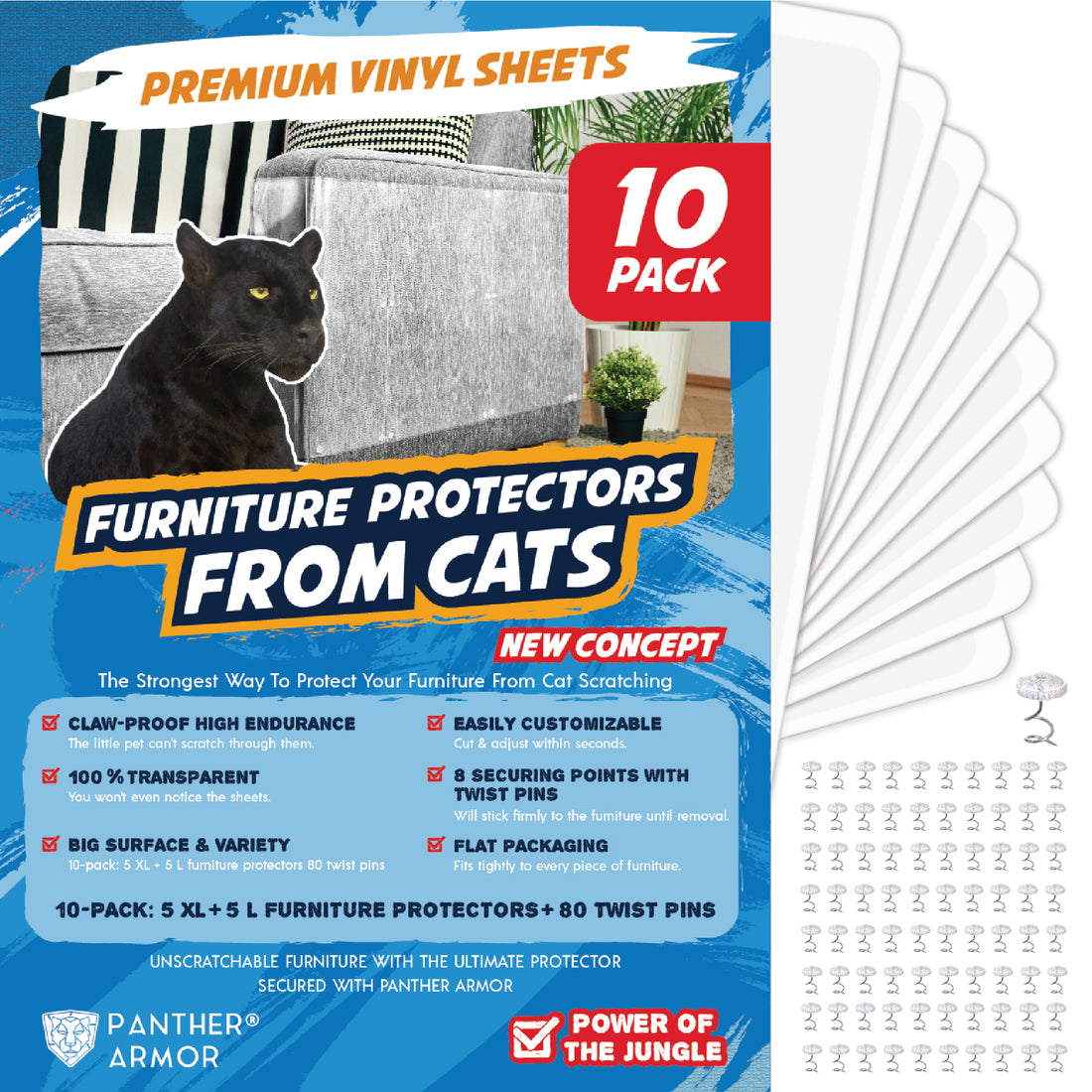 Panther Armor | Cat Scratch Furniture Protector